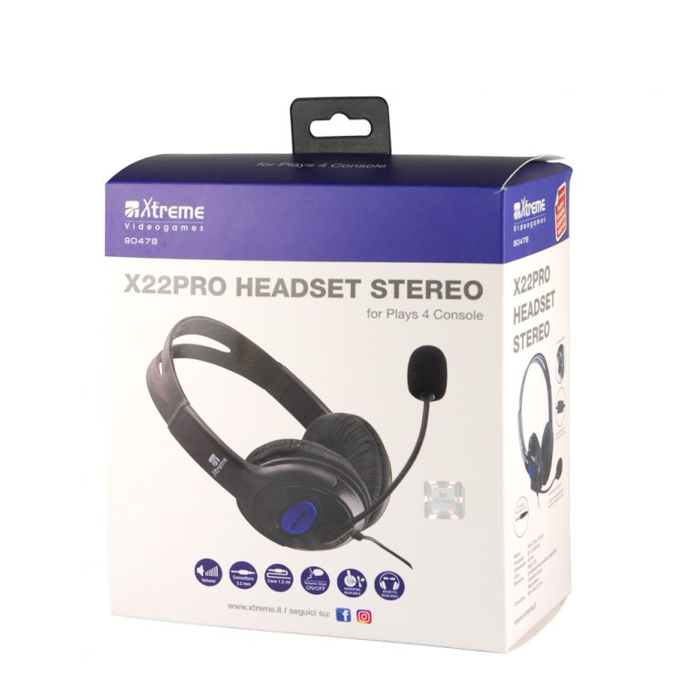 X22PRO HEADSET STEREO – Xtreme S.P.A.