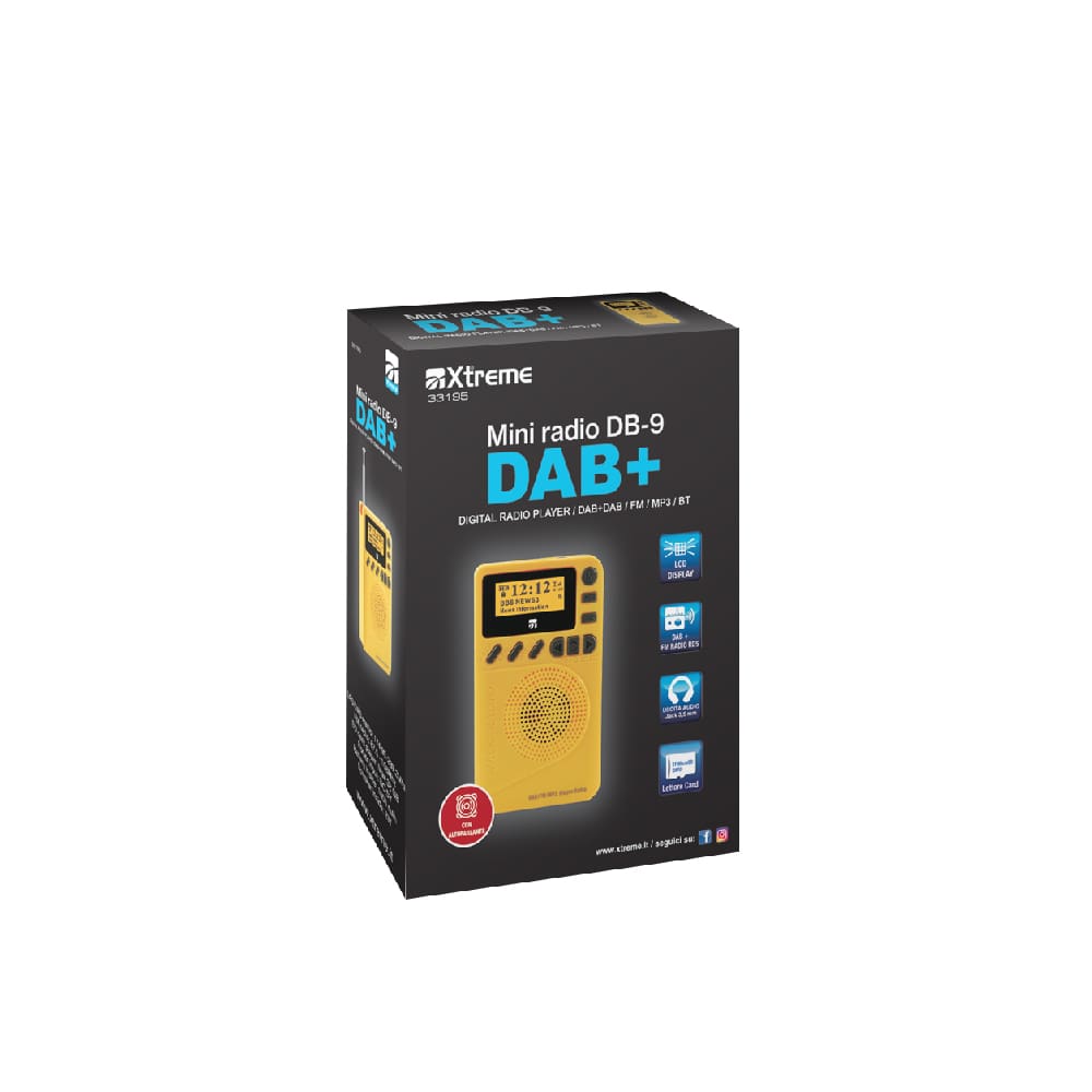 RADIO DAB DB-9 | Xtreme S.P.A.